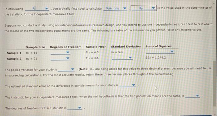 Solved 4. Differentiating pooled variance and the estimated | Chegg.com