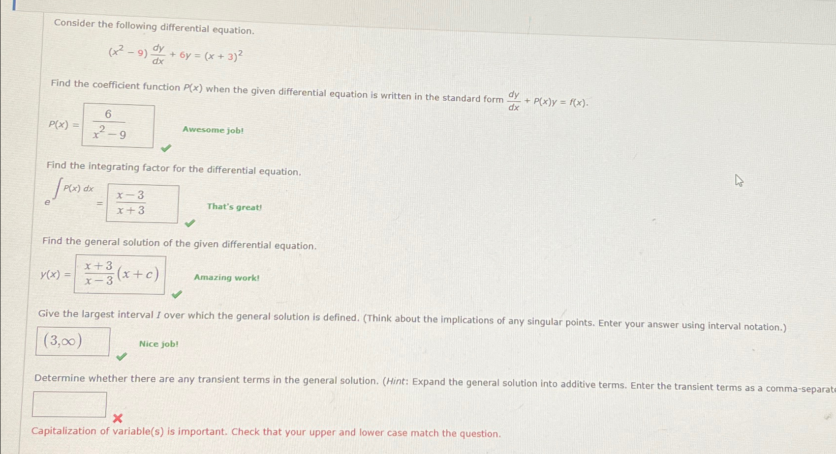 Solved Consider the following differential | Chegg.com