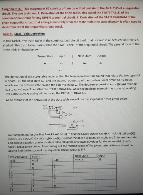 Solved Assignment 17: This assignment 7 consists of two | Chegg.com