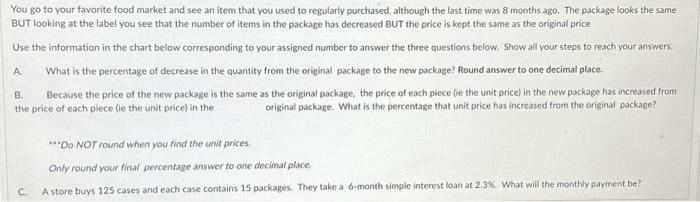 Solved A store buts 125 cases and each case contains 15 | Chegg.com