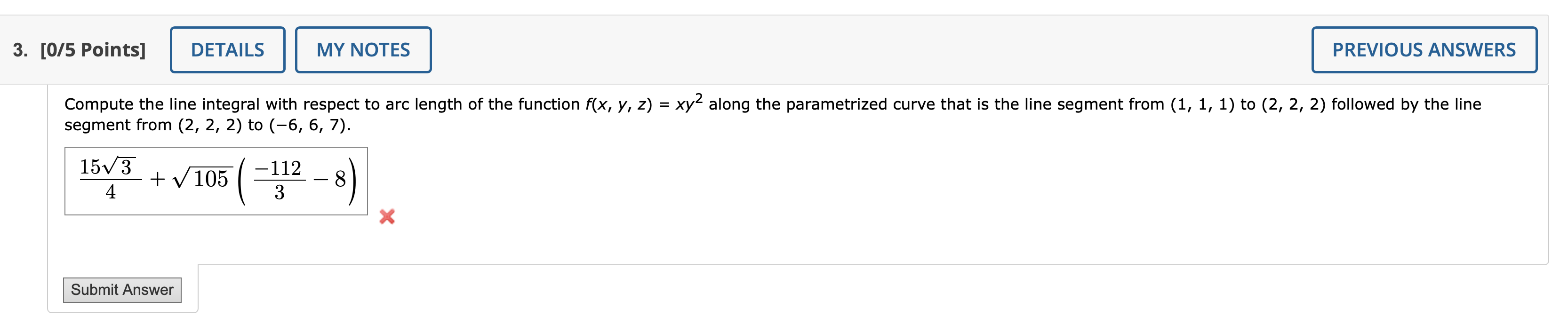 Solved Compute the line integral with respect to arc length | Chegg.com