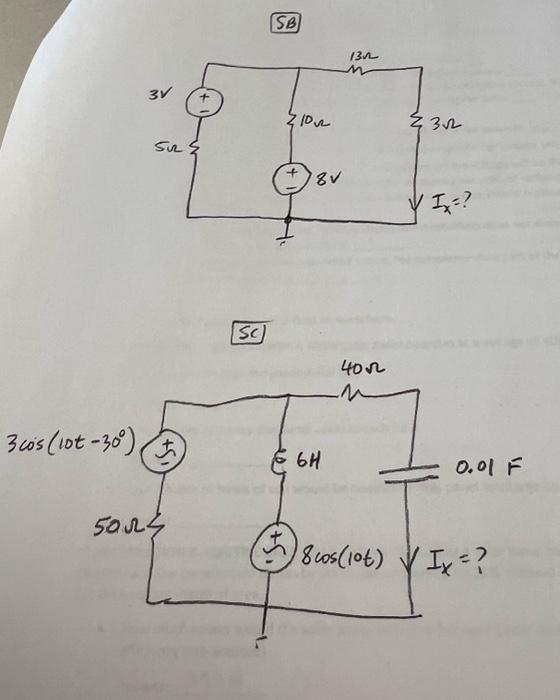 Solved 25 pts. Solve this DC Circuit by Four Methods (Figure | Chegg.com