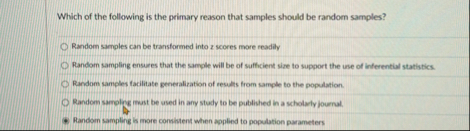 Solved Which of the following is the primary reason that | Chegg.com