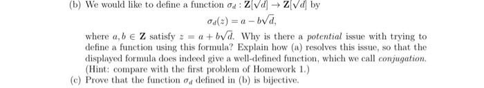 Solved The subset Z of C is closed under the addition and | Chegg.com