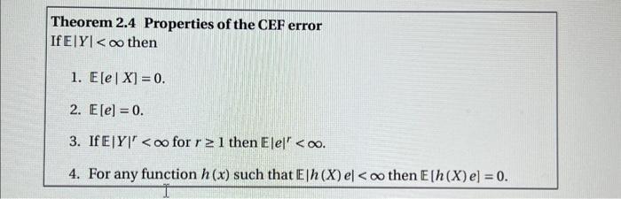Solved Prove Theorem 2 4 4 Using The Law Of Iterated