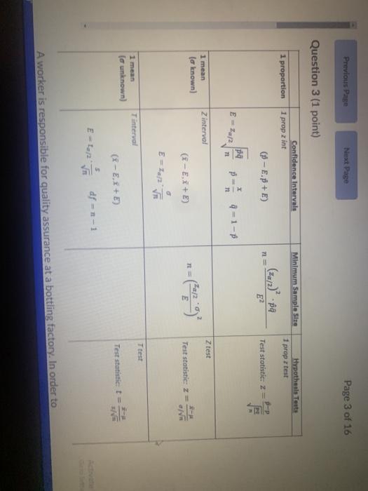 Solved Previous Page Next Page Page 3 of 16 Question 3 (1 | Chegg.com
