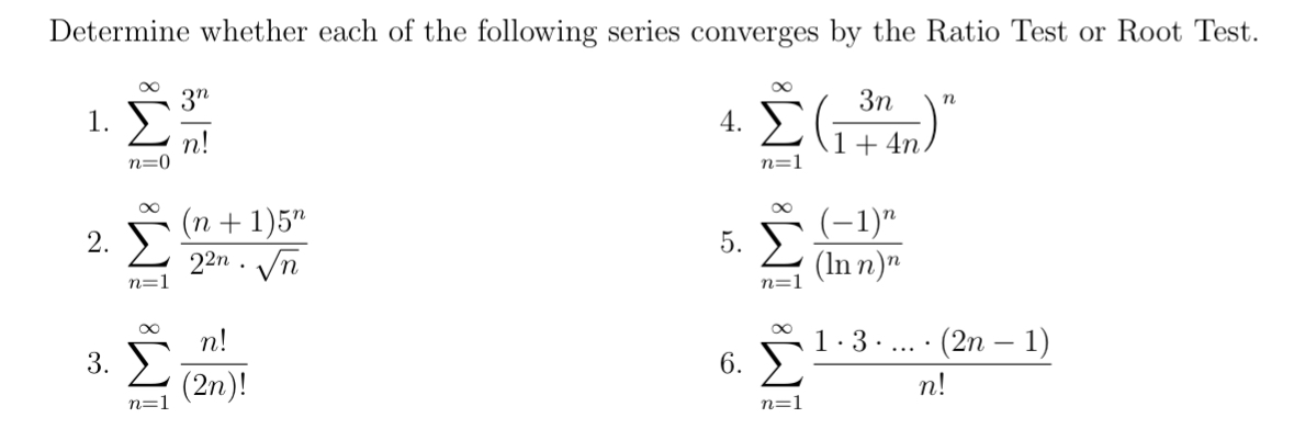Solved Determine Whether Each Of The Following Series