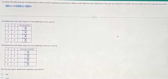 Solved Considet the following pair of statements in which a | Chegg.com