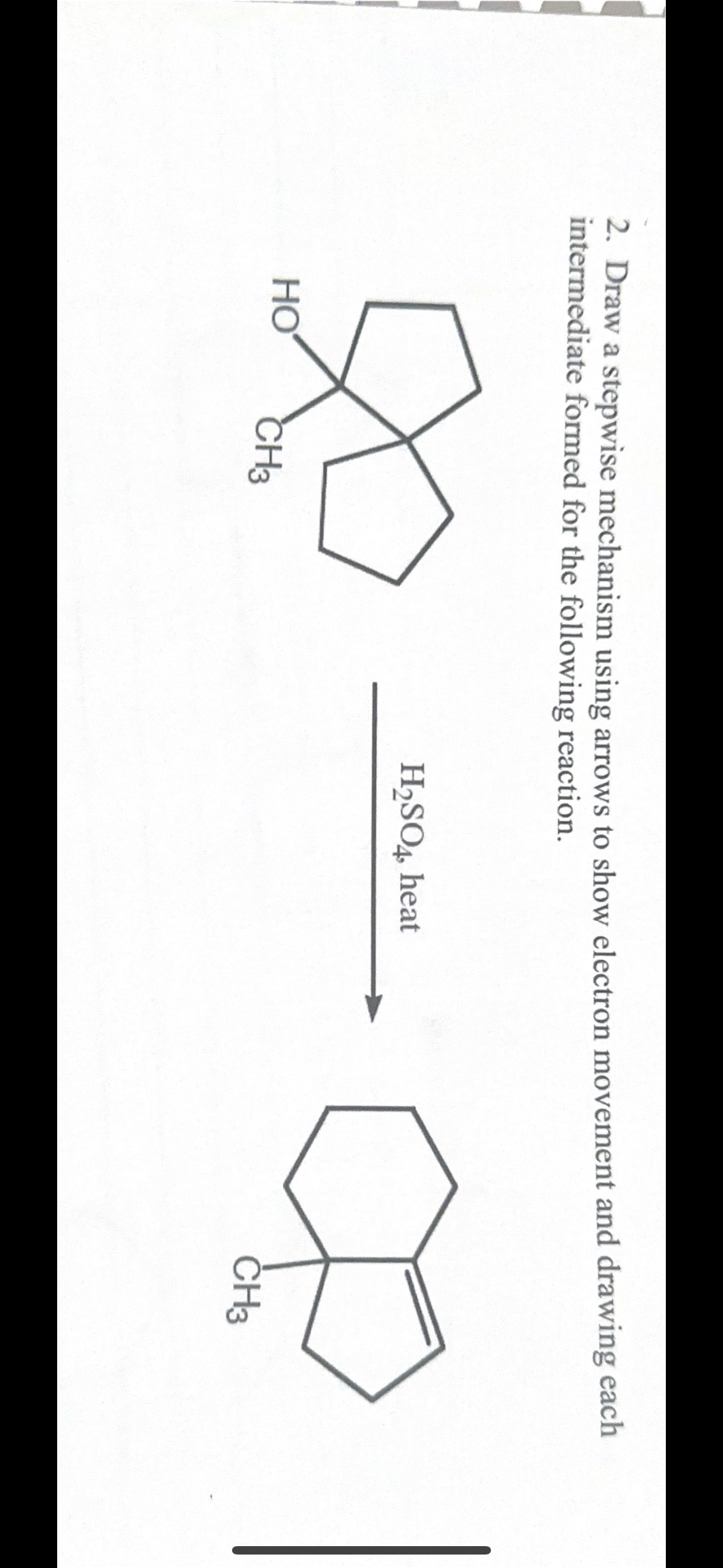 Solved Draw a stepwise mechanism using arrows to show | Chegg.com