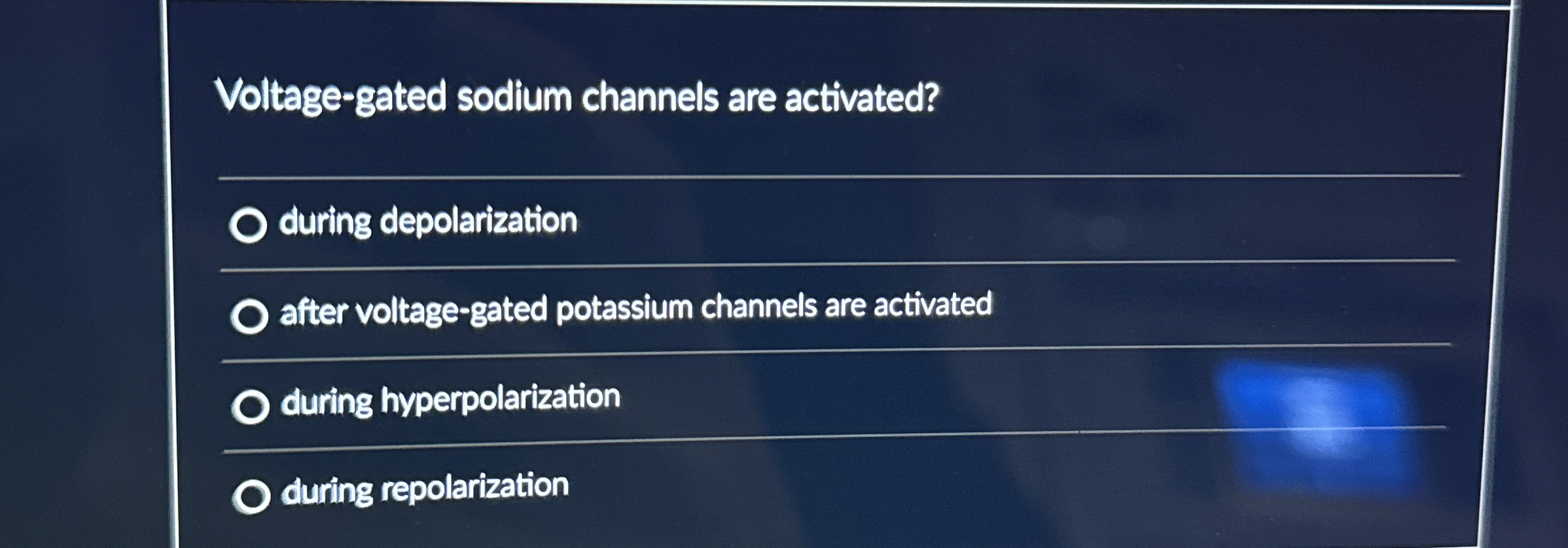 Solved Voltage-gated sodlium channels are activated?during | Chegg.com
