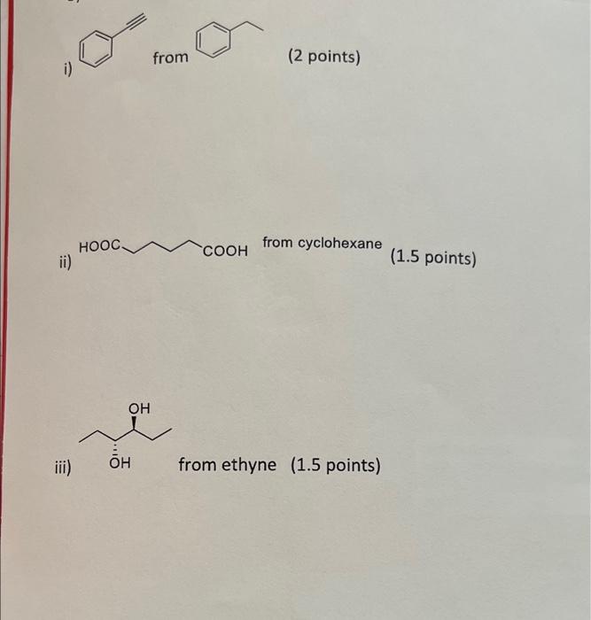 Solved 1) NaNH2 + NaCl + NH3 1. 2) H30* HBr Ether HCI Ether | Chegg.com