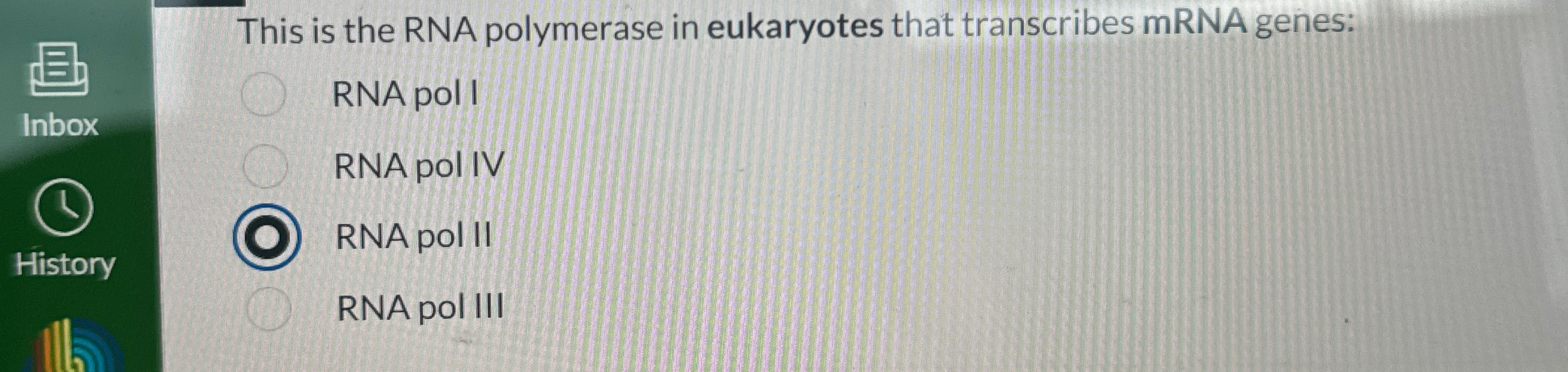 Solved This is the RNA polymerase in eukaryotes that | Chegg.com