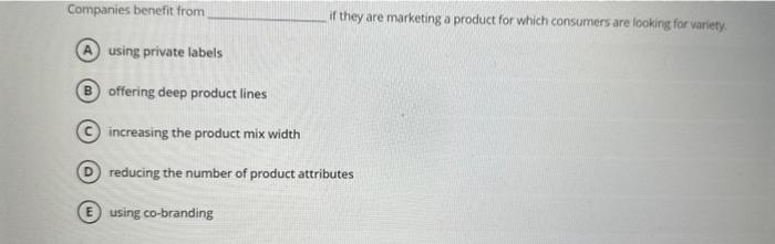 Solved Whats True About The Relationship Between Product