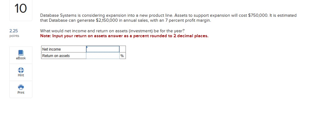 Solved Database Systems is considering expansion into a new | Chegg.com