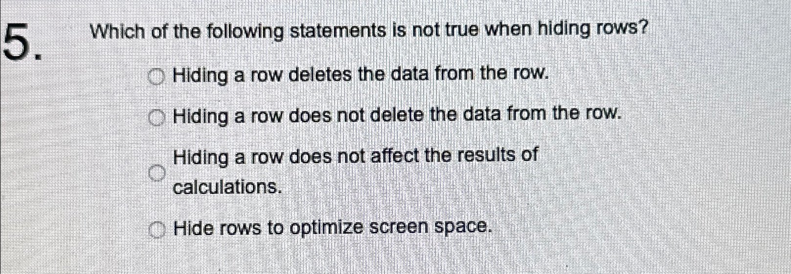 Solved Which of the following statements is not true when | Chegg.com