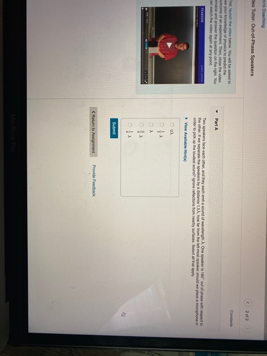 Solved MCAT (R) Prep: Echolocation 1 of 2 > Constants Bats | Chegg.com