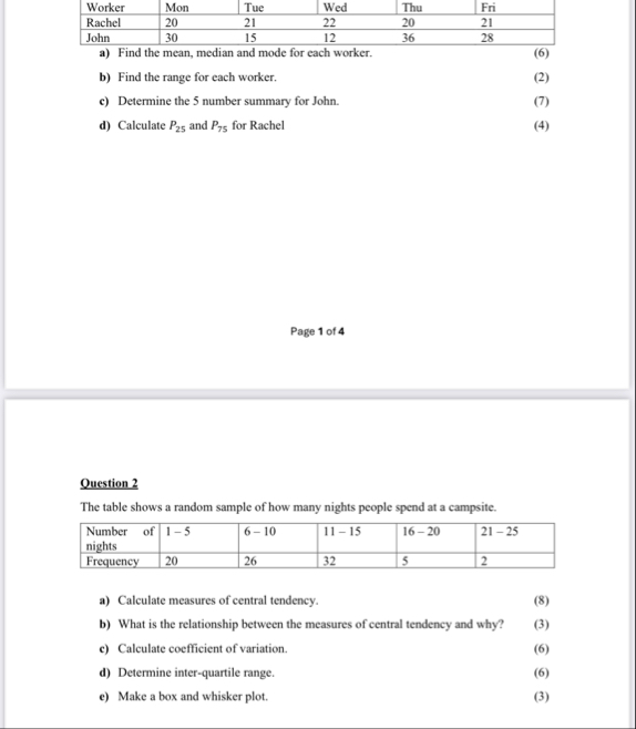 Solved The following data set belongs to a | Chegg.com