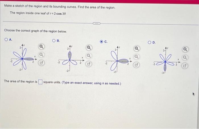 Solved Make a sketch of the region and its bounding curves. | Chegg.com