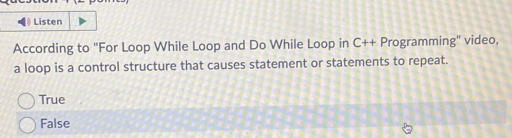 Solved Listenaccording To For Loop While Loop And Do While