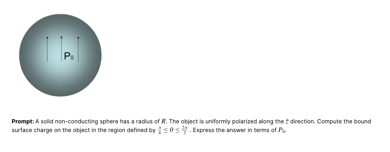 Solved Prompt: A solid non-conducting sphere has a radius | Chegg.com