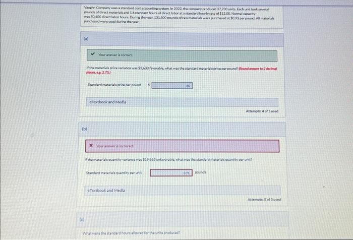 Solved perchosed work enet durine the vear (a) Vour ahwer is | Chegg.com