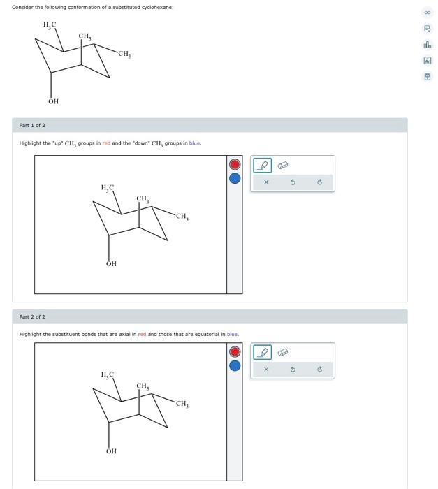 Solved Consider the following conformation of a substituted | Chegg.com