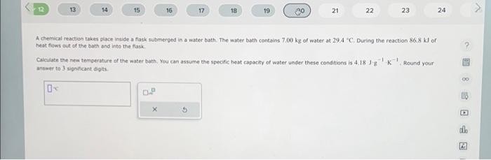 Solved 12 13 14 0°C 15 16 x10 X 17 18 S 19 A chemical | Chegg.com