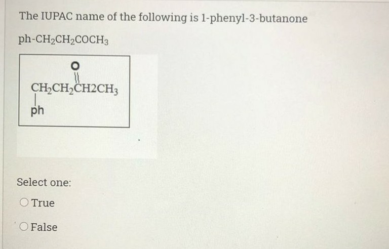 Solved The IUPAC name of the following is | Chegg.com