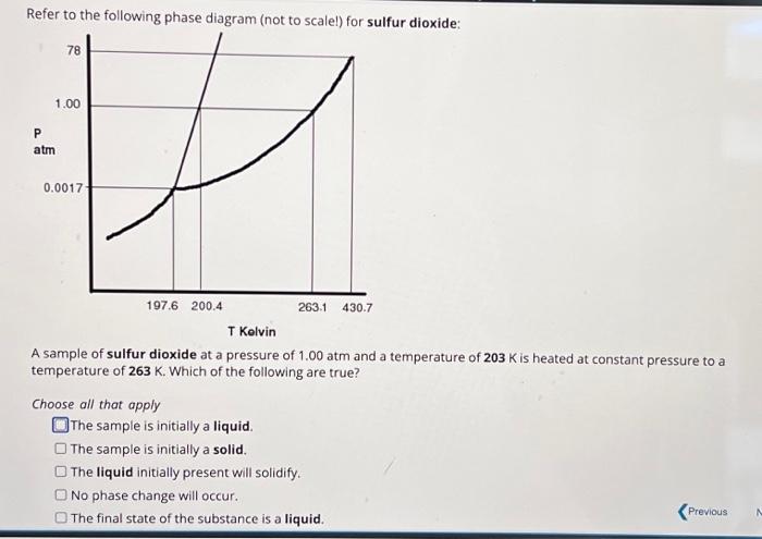 Solved Refer to the following phase diagram (not to scale!) | Chegg.com