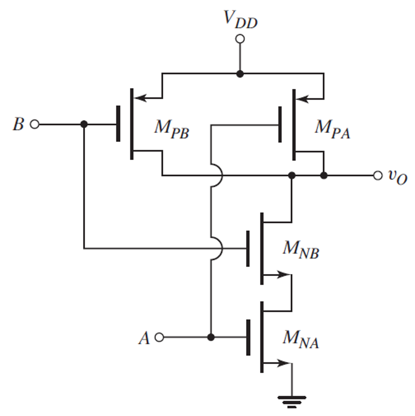 Solved Choose the CMOS logic function performed by the | Chegg.com