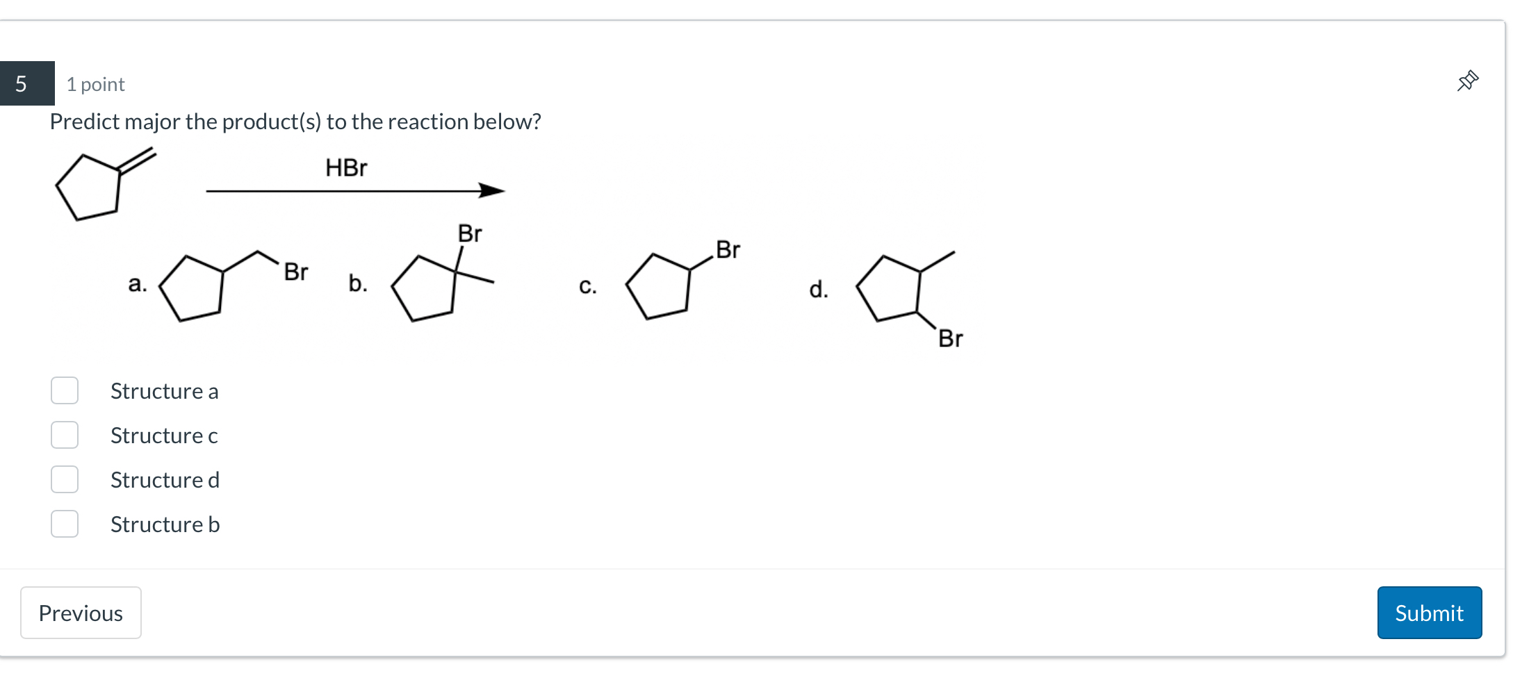 Solved Predict major the product(s) ﻿to the reaction | Chegg.com
