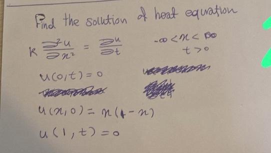 Solved Find The Solution Of Wave Eqwation 