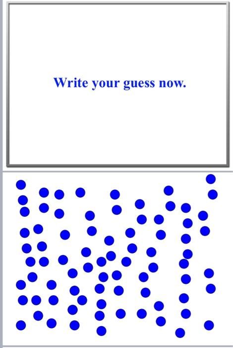Solved COUNTING DOTS Submit response as text. Take the | Chegg.com