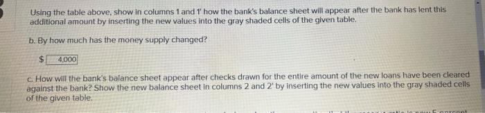 Solved Suppose that Big Bucks Bank has the simplified | Chegg.com