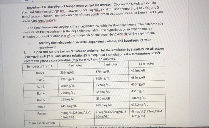 Solved please help me find the independent variable, | Chegg.com