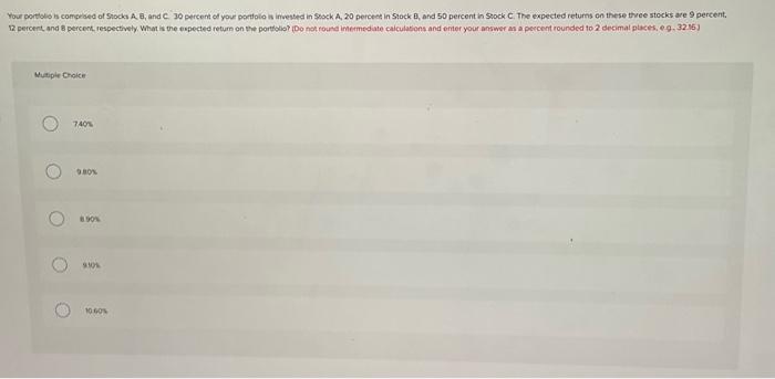 Solved Mutiple Croice 7405 anox eson 9w 10605 | Chegg.com