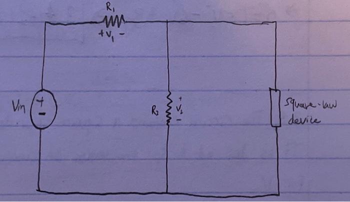 3.27 The nonlinear element whose v−i characteristic | Chegg.com