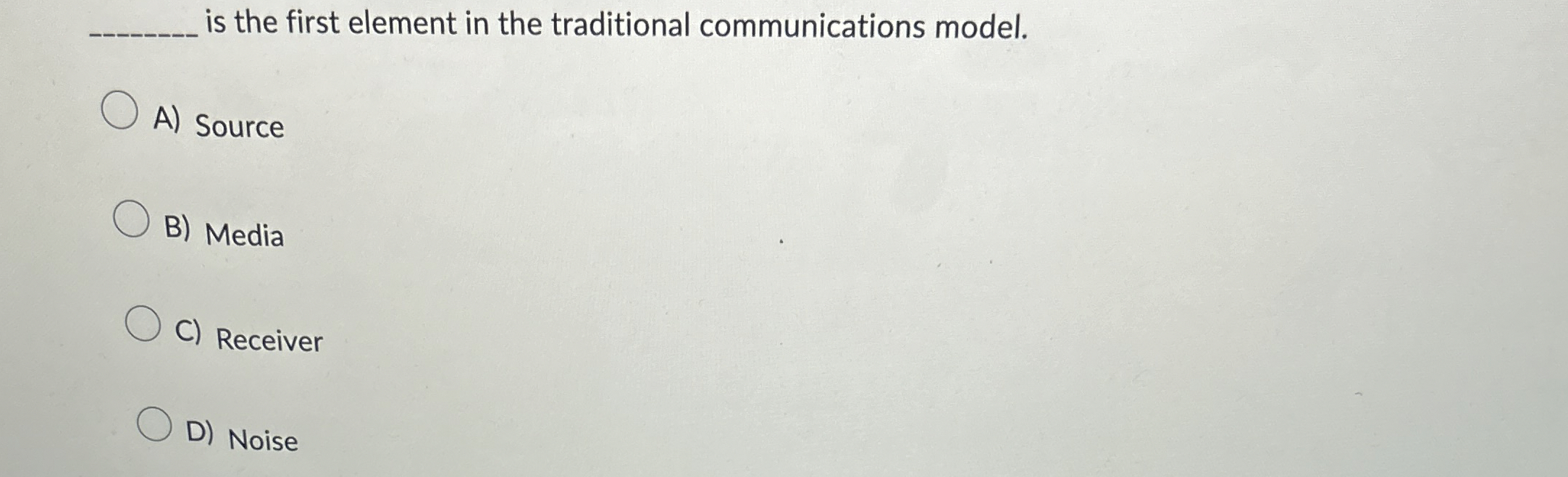 Solved is the first element in the traditional | Chegg.com