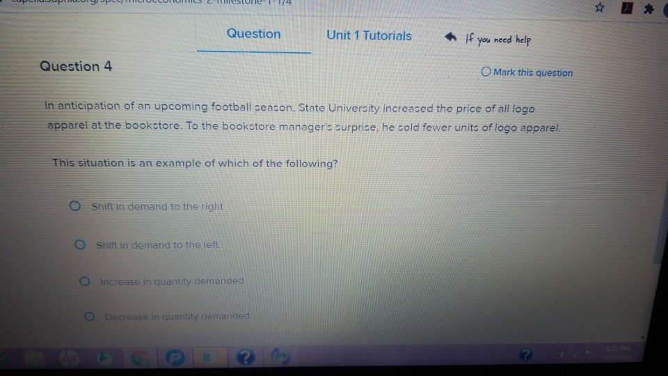 Solved Question Unit 1 Tutorials * If you need help Question | Chegg.com