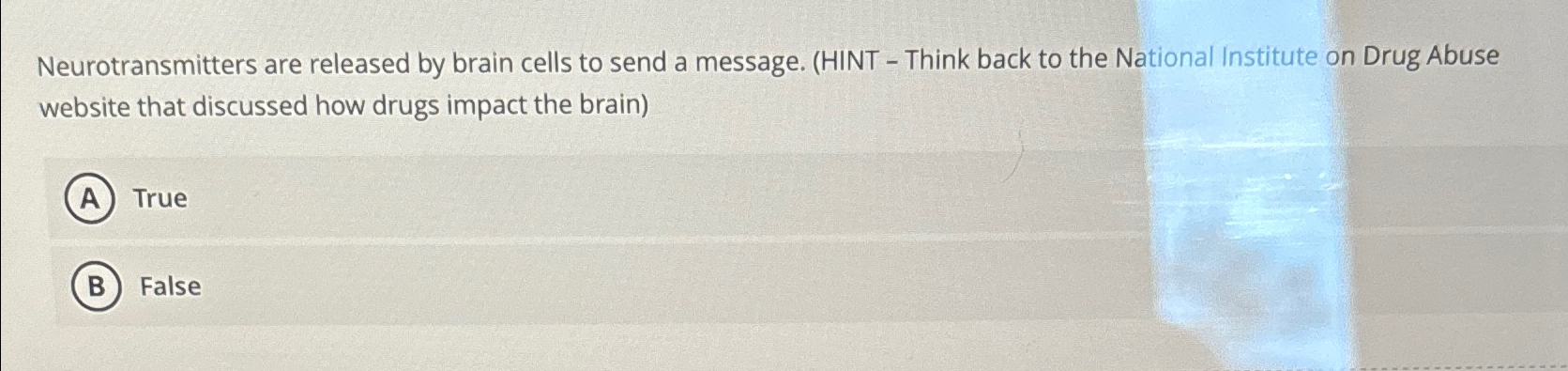 Solved Neurotransmitters are released by brain cells to send | Chegg.com