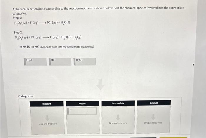 Solved A chemical reaction occurs according to the reaction | Chegg.com