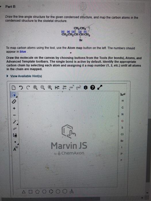 Solved Part A Match the following line-angle structures to | Chegg.com