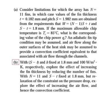 (a) Consider limitations for which the array has N= | Chegg.com