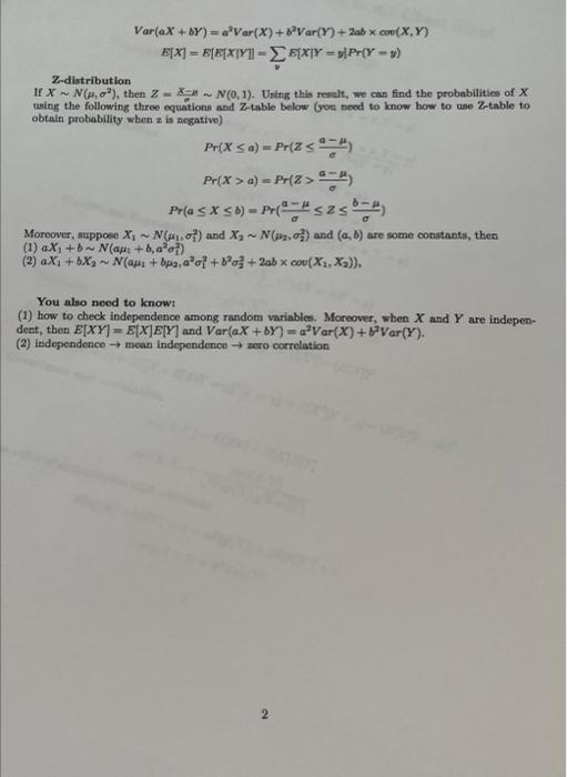 Solved 3. Normal Distribution Suppose X∼N(0,4) (i.e,, X has | Chegg.com