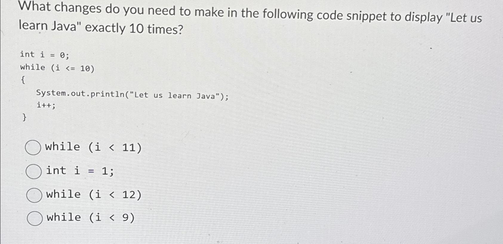 Solved What changes do you need to make in the following | Chegg.com