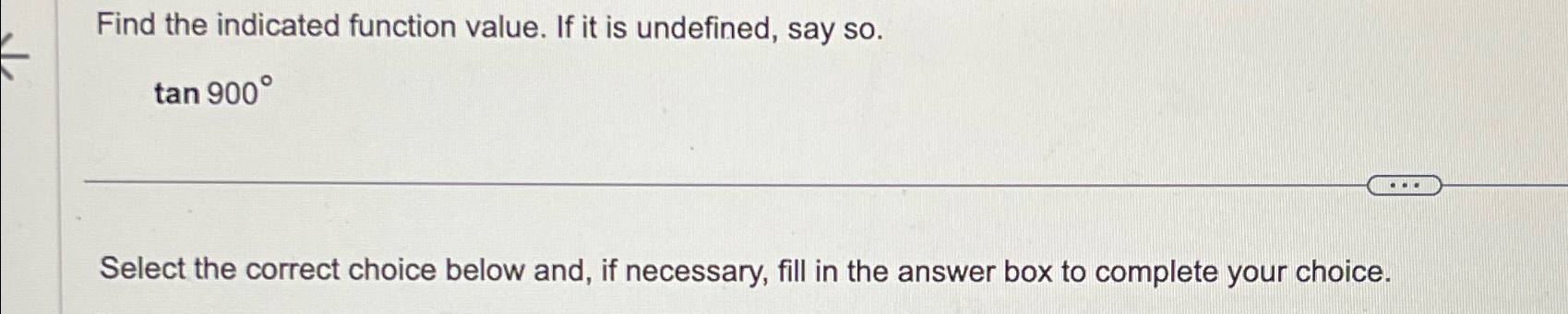 Solved Find the indicated function value. If it is | Chegg.com