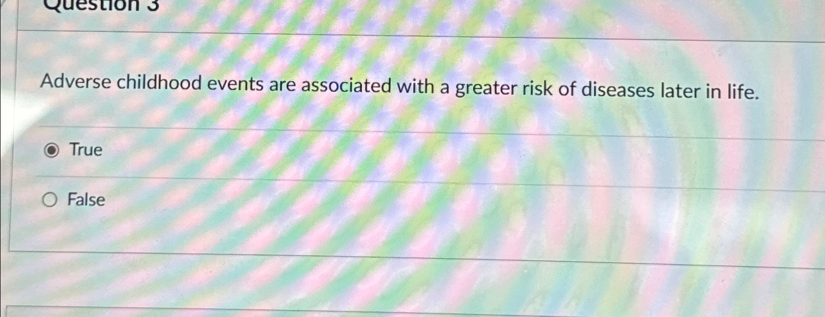 Solved Adverse childhood events are associated with a | Chegg.com