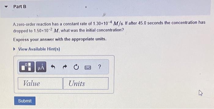 Solved The rate constant for a certain reaction is | Chegg.com