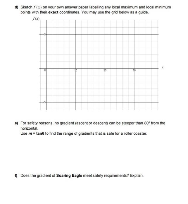 Solved Below is a graph representing part of the side view | Chegg.com