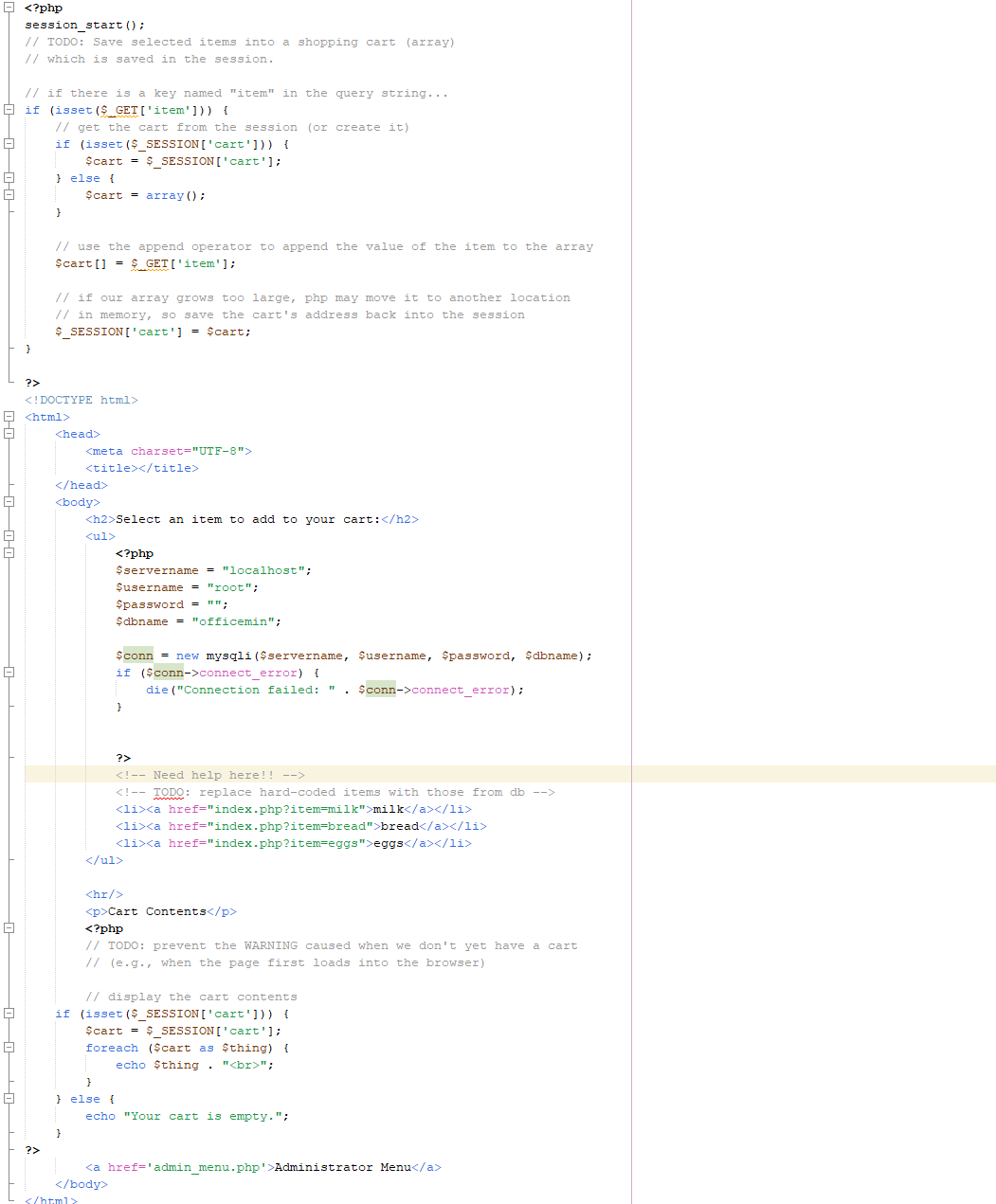 Solved Using phpHow to make the following code replace the | Chegg.com